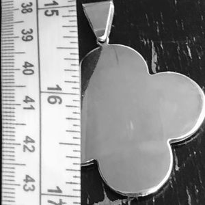 Jewelry | Italian Stainless Steel Large Clover Pendant | Poshmark